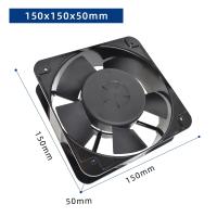 China 15050 Axial Fan 150*150*50mm Industrial Cabinet Cooling Fan for Chassis Cabinet Ventilation for sale