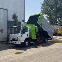 China Isuzu KV600 130hp Eu 5 10 cbm Street Clean Truck High Pressure Road Jetter 3m Clean Width for sale