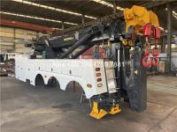 China 110000 Lbs Heavy Duty Rotator Wrecker Body 50 Tons Continuous Rotation Recovery Boom for sale