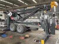 China 110000 Lbs Heavy Duty Rotator Wrecker Body 50 Tons Continuous Rotation Recovery Boom for sale