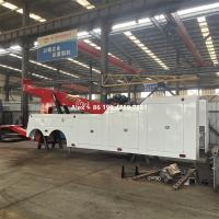 China 20 Ton Heavy Duty Wrecker Recovery Truck Body with 2x10 Ton Winches and Underlift for sale