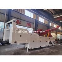 China 30-50 Ton Heavy Duty Integrated Wrecker Tow Truck Body with 2x15-25T Winches for sale