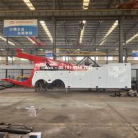China 25 Ton Wrecker Body Integrated Underlift Boom Recovery Truck 44500 Lb for sale