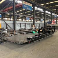 China 4 to 20 Ton USA Style Towing Truck Flatbed with Grid Carrier Deck Steel Aluminum for sale