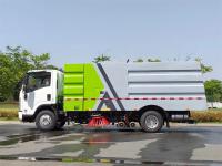 China Isuzu KV600 130hp Eu5 4x2 High Pressure Road Sweeper Truck 5m³ Water Tank for sale