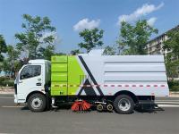 China 10 cbm High Pressure Washing and Sweeping Truck 3m Clean Width 12MPa Water Pump for sale