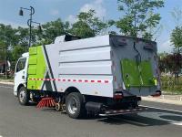 China 10 cbm High Pressure Washing and Sweeping Truck 3m Clean Width 12MPa Water Pump for sale
