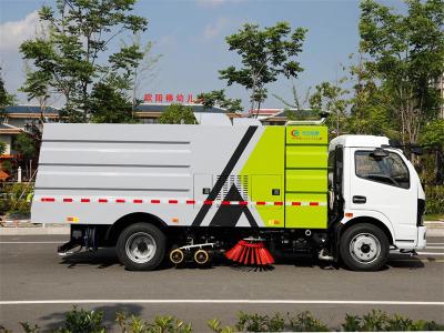 China 10 cbm High Pressure Washing and Sweeping Truck 3m Clean Width 12MPa Water Pump for sale