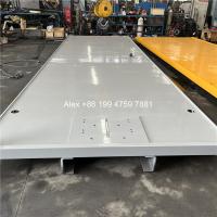 China 20 Ton Steel Roll Back Wrecker Bed Heavy Duty Tow Truck Flatbed 9000x2500mm Customizable for sale