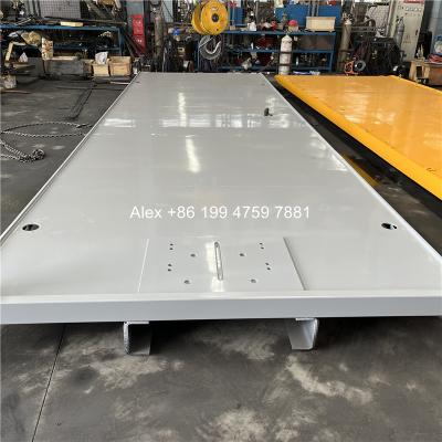 China 20 Ton Steel Roll Back Wrecker Bed Heavy Duty Tow Truck Flatbed 9000x2500mm Customizable for sale