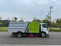China 5 cbm 5 cbm High Pressure Road Sweeper Truck Street Sweeping Machine with 12 MPa Water Pump for sale