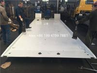 China 6 Ton Crane Platform Wrecker Flatbed Body Tilt Flatbed Truck Bed Custom 6500mm for sale