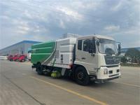 China 16 cbm Dongfeng Sweeper Truck 9 m³ Water Tank 7 m³ Dust Tank High Pressure Washing for sale