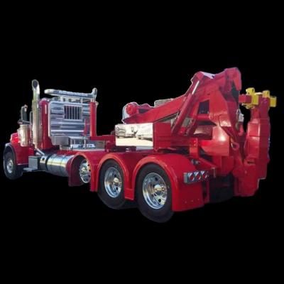 China 25 Ton Tractor Wrecker Fifth Wheel Detachable Tow Unit DTU with 2x10 Ton Winches for sale