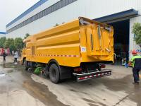 China Customizable 9 cbm Water Tank 7 cbm Dust Tank Sweeper Truck High Pressure Road Cleaner for sale
