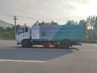 China High Pressure Road Sweeper Truck 9m³ Water Tank 7m³ Dust Bin for Urban Sanitation for sale