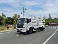 China 16CBM High Performance Street Cleaner Truck With Rear Dump Method for sale