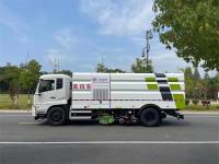 China 16CBM High Performance Street Cleaner Truck With Rear Dump Method for sale