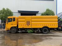 China High Pressure Road Sweeper Truck 9000L Water Tank 3.5m Cleaning Width CCC for sale