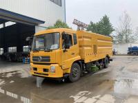 China High Pressure Road Sweeper Truck 9000L Water Tank 3.5m Cleaning Width CCC for sale
