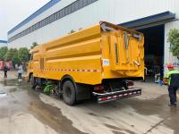 China High Pressure Road Sweeper Truck 9000L Water Tank 3.5m Cleaning Width CCC for sale