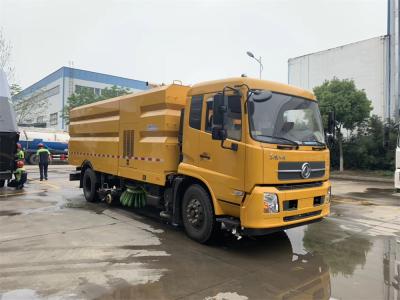 China High Pressure Road Sweeper Truck 9000L Water Tank 3.5m Cleaning Width CCC for sale