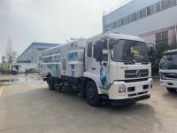 China Multi Functional Road Sweeper Truck 9m³ Water Tank 7m³ Dust Bin High Pressure Washing for sale