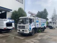 China Multi Functional Road Sweeper Truck 9m³ Water Tank 7m³ Dust Bin High Pressure Washing for sale