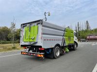 China Rear Dump Method Truck Mounted Road Sweeper 4x2 Drive Model For Highways for sale