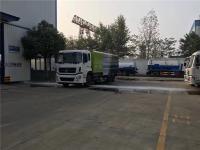 China High Pressure Road Sweeper Truck 9m³ Water Tank 7m³ Dust Bin Diesel Euro 3 for sale