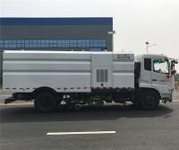 China 4x2 High Pressure Road Sweeper Truck 9m³ Water Tank 3-20km/h Clean Speed for sale