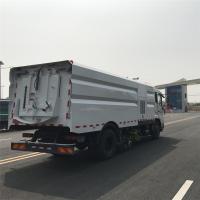 China 4x2 High Pressure Road Sweeper Truck 9m³ Water Tank 3-20km/h Clean Speed for sale