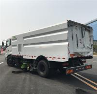 China 4x2 High Pressure Road Sweeper Truck 9m³ Water Tank 3-20km/h Clean Speed for sale