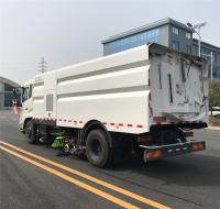 China 4x2 High Pressure Road Sweeper Truck 9m³ Water Tank 3-20km/h Clean Speed for sale