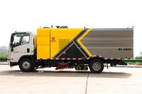 China Isuzu KV100 115hp Eu 5 Road Sweeper Truck 2.5m3 Water Tank High Pressure Dust Reduction for sale