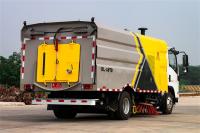 China Isuzu KV100 115hp Eu 5 Road Sweeper Truck 2.5m3 Water Tank High Pressure Dust Reduction for sale