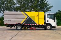China Isuzu KV100 115hp Eu 5 Road Sweeper Truck 2.5m3 Water Tank High Pressure Dust Reduction for sale