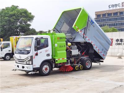 China Dongfeng 4x2 Street Sweeper Truck 3000L Water Tank 2500L Dust Tank Euro 3 for sale