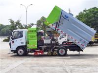 China Dongfeng 4x2 Street Sweeper Truck 3000L Water Tank 2500L Dust Tank Euro 3 for sale