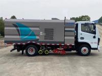 China Versatile Diesel Engine Street Sweeper Vehicle With High Pressure Washing for sale