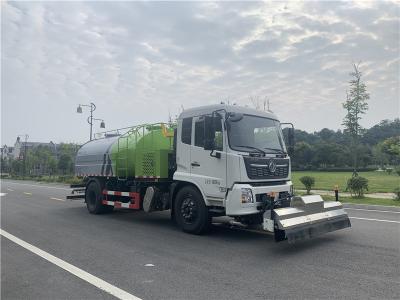 China Dongfeng 10 Cbm High Pressure Road Washing Truck 5-15km/h Cleaning Speed 10Mpa for sale