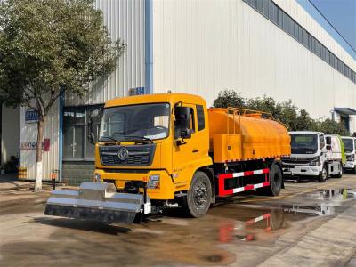 China Dongfeng 10m3 High Pressure Road Washing Truck 140kW 190HP Diesel Cleaning Vehicle for sale