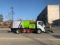China Dongfeng 7m3 High Pressure Road Cleaning Truck 120HP 10Mpa Sweeper for sale