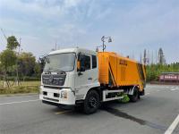China 10cbm Wet and Dry Road Sweeper Truck High Pressure 10MPa 24V for sale