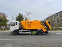 China 10cbm Wet and Dry Road Sweeper Truck High Pressure 10MPa 24V for sale