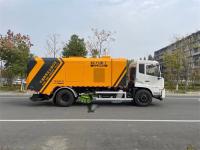 China 10cbm Wet and Dry Road Sweeper Truck High Pressure 10MPa 24V for sale