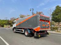 China CCC Certified Wet and Dry Road Sweeper Truck 10cbm Water Spray Dust Removal 18000kg GVW for sale