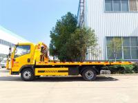 China Howo Sinotruck 4 Ton Tilt and Slide Recovery Truck 116hp Rated Power for sale