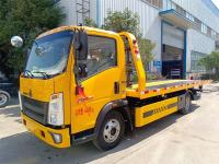China Howo Sinotruck 4 Ton Tilt and Slide Recovery Truck 116hp Rated Power for sale
