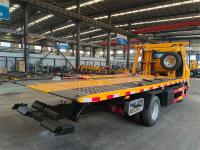 China Howo Sinotruck 4 Ton Tilt and Slide Recovery Truck 116hp Rated Power for sale